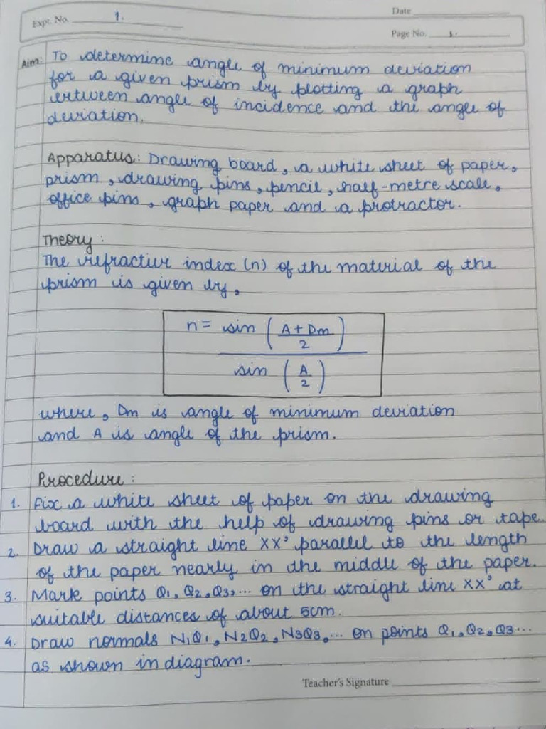 Physics Practical File | PDF