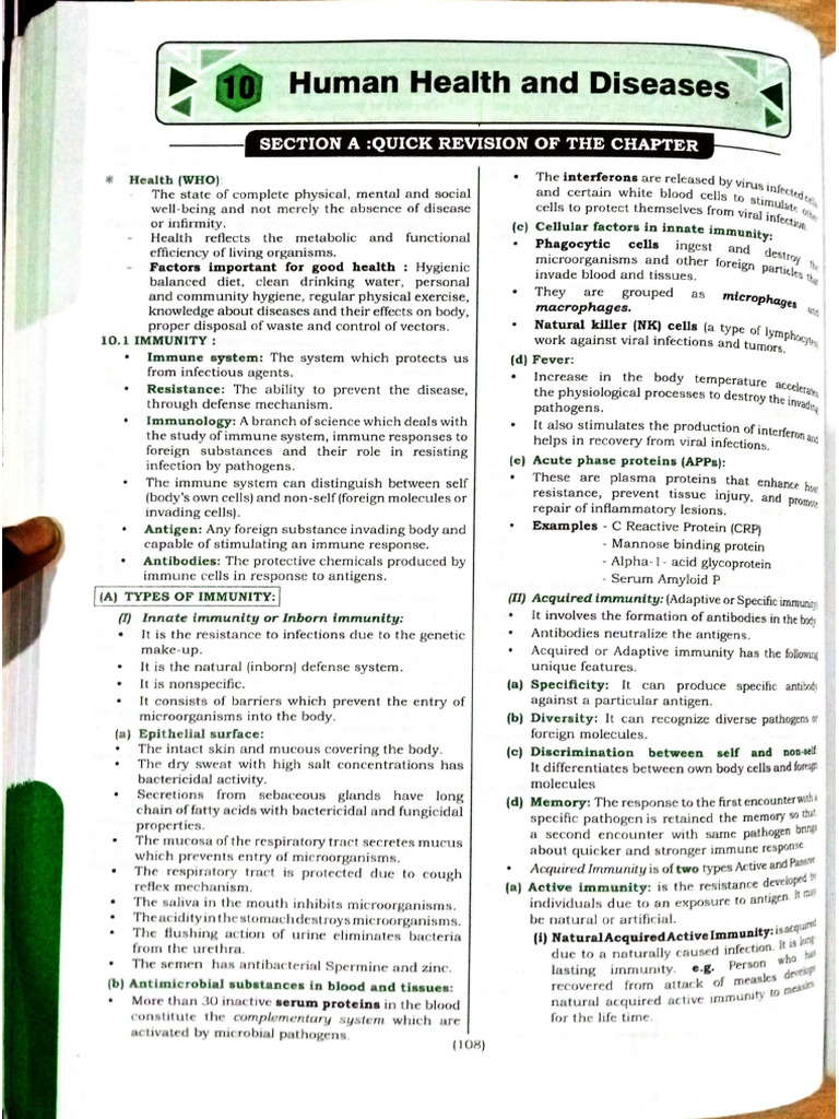 Human Health and Disease | PDF