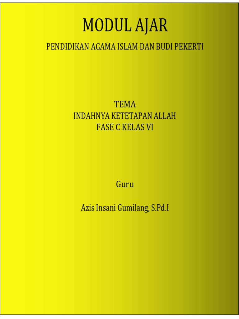 Modul PBL | PDF