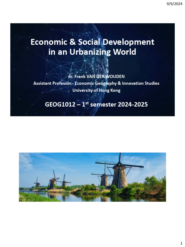 GEOG1012: Urban Economic Development | PDF | Academic Integrity ...