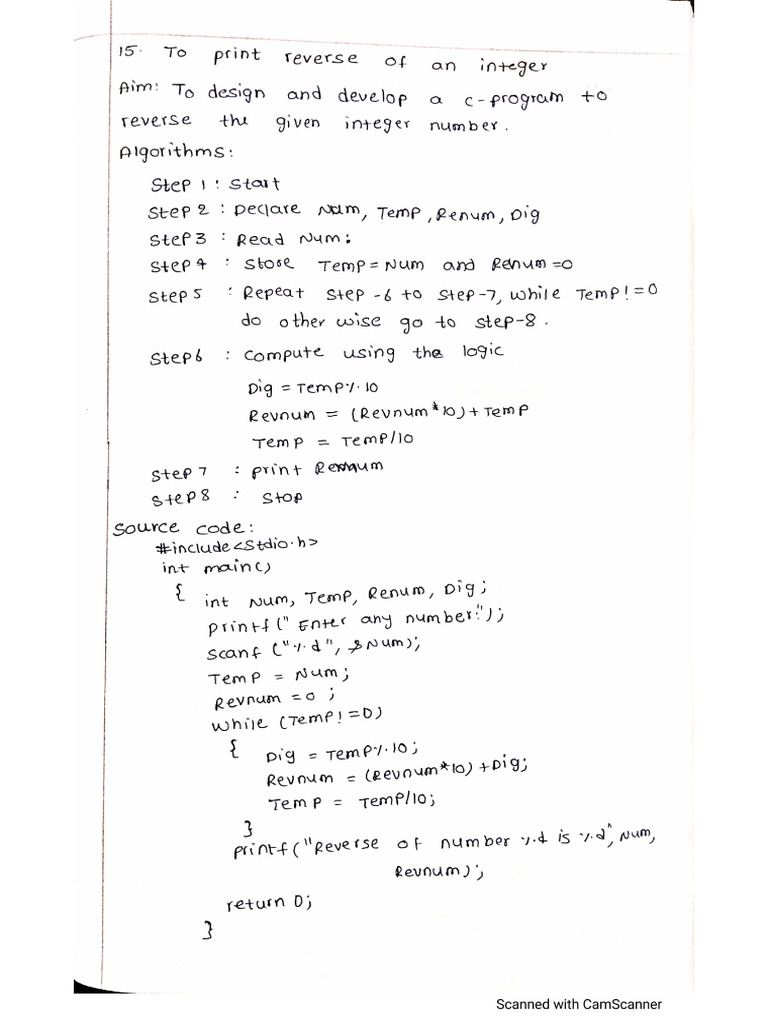 programs on loops | PDF