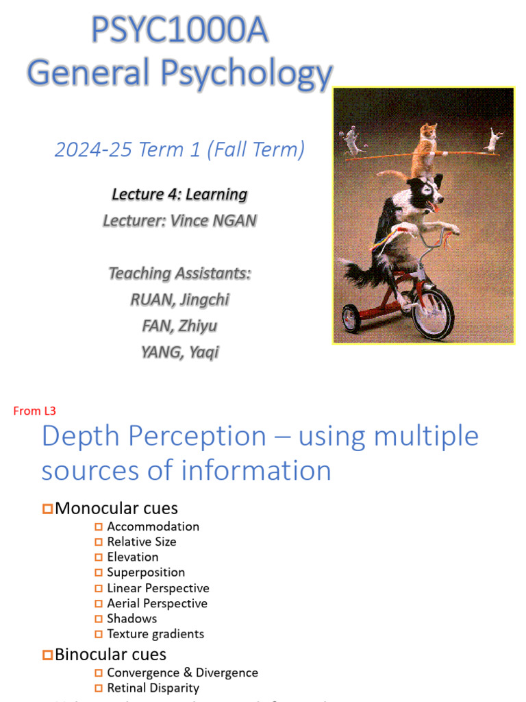 04 Learning Pdf Classical Conditioning Auditory System