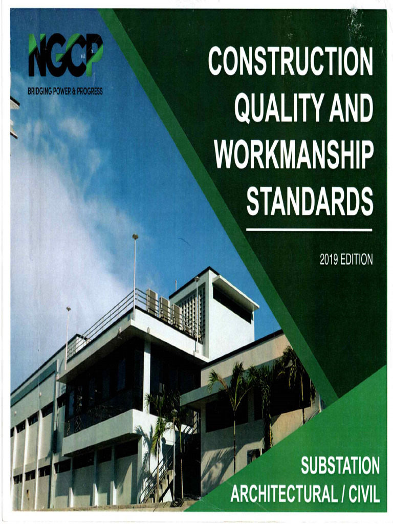 NGCP - Quality Workmanship Manual - Architectural CivilNGCP - 质量工艺手册 ...