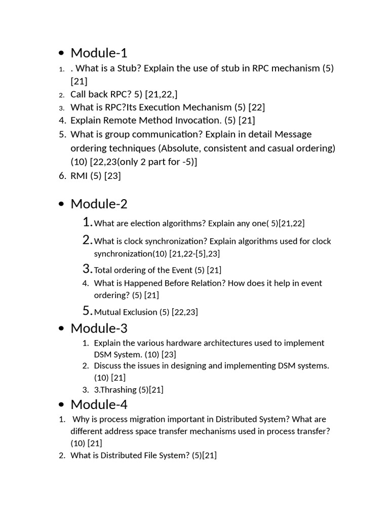 Distributed Systems & Cloud Computing Guide | PDF