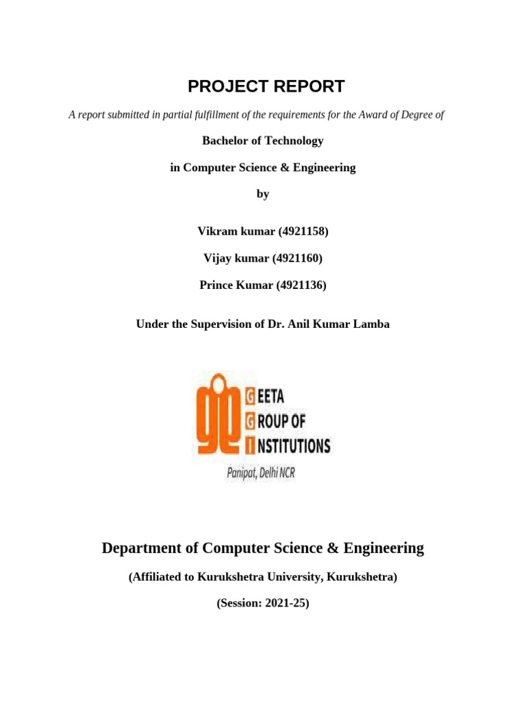 Maninder Singh Project-Report-Jarvis | PDF | Python (Programming Language) | Usability