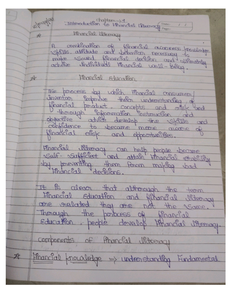 Finance For Everyone Notes | PDF