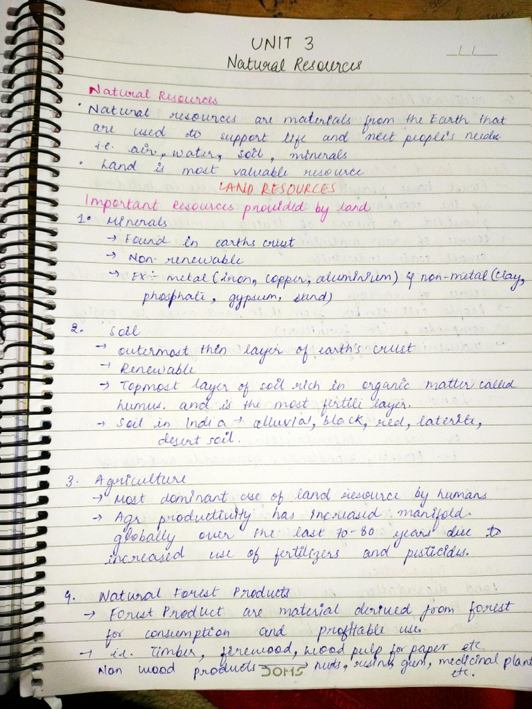 Unit 3 Evs Notes | PDF