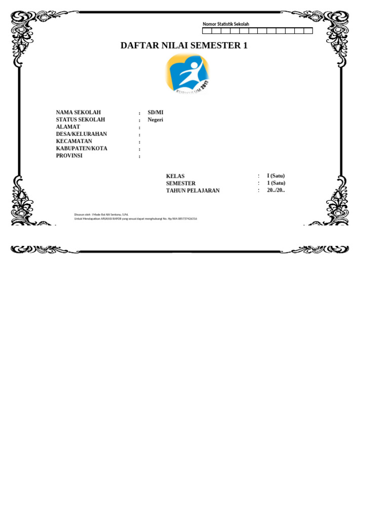 Format Penilaian K13 | PDF