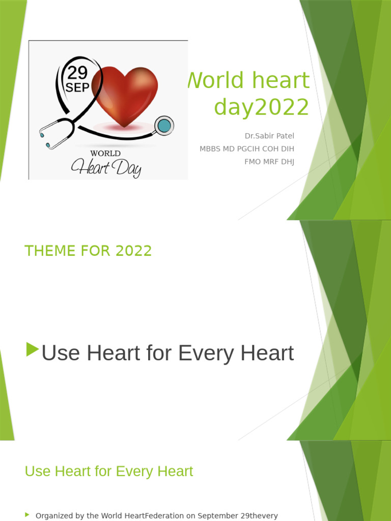 World Heart Day | PDF | Cardiovascular Diseases | Heart