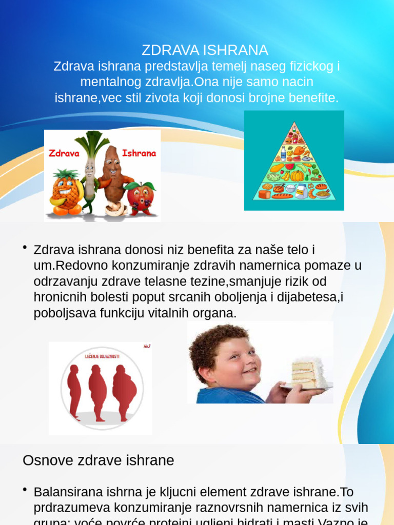 Zdrava Ishrana | PDF