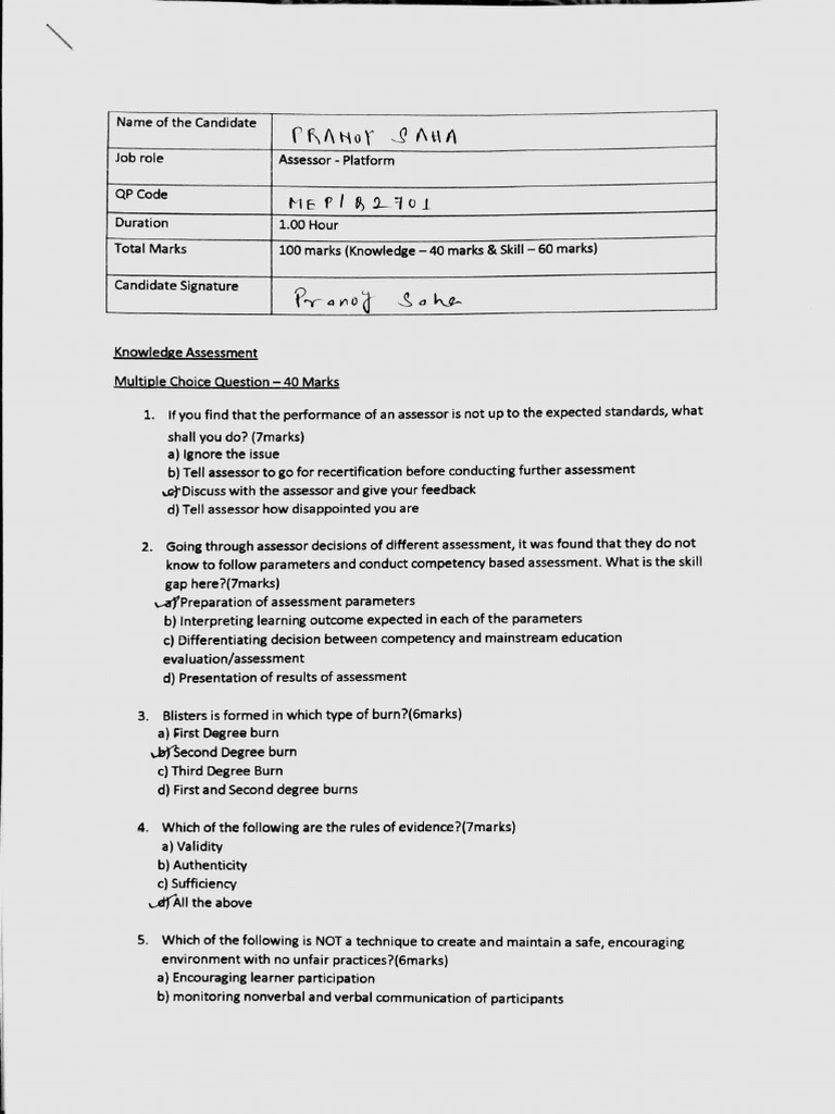 assessor platform | PDF | Communication | Behavior Modification