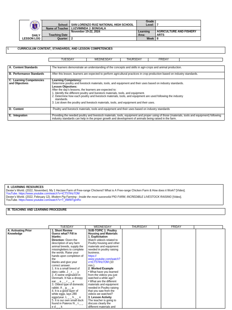 DLP AGRI | PDF | Poultry Farming | Poultry