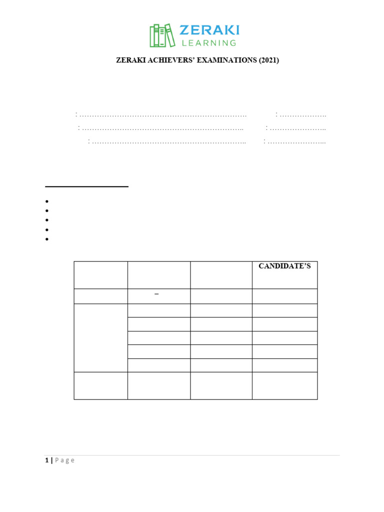 Form 1 Physics Term 2 Exam Paper | PDF | Pressure | Physics