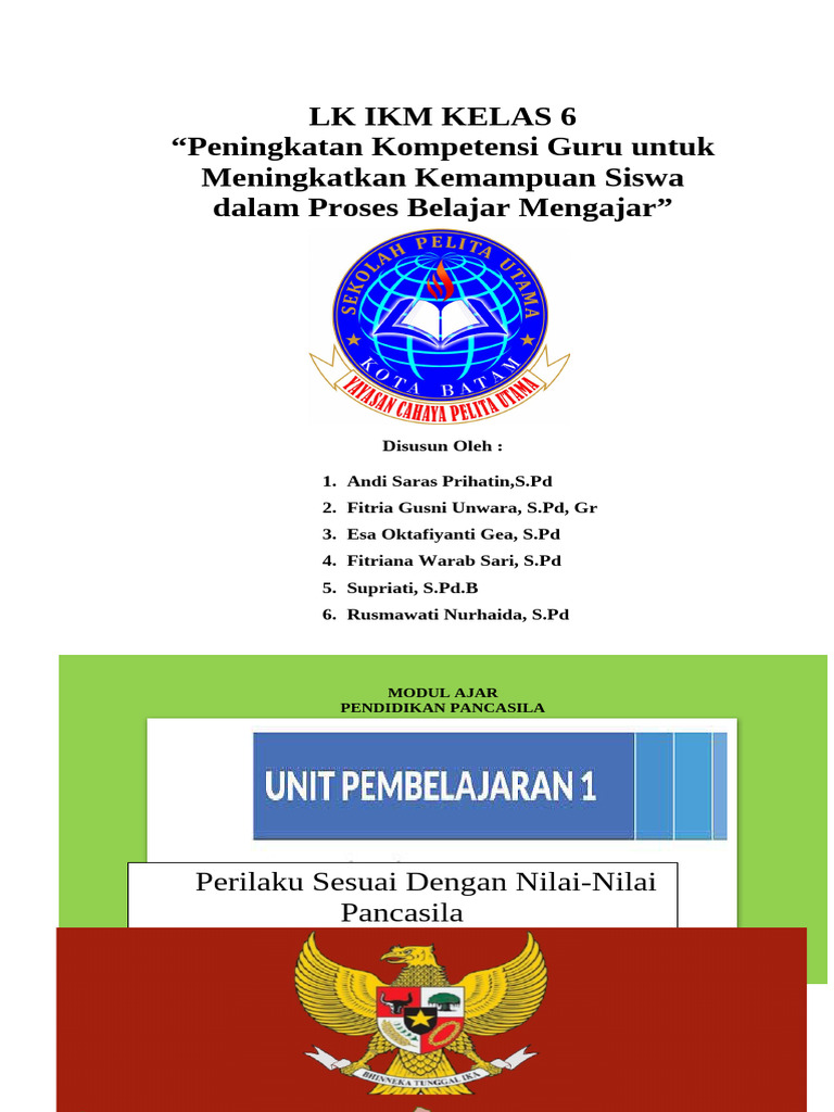 LK KELAS 6 KUMER | PDF