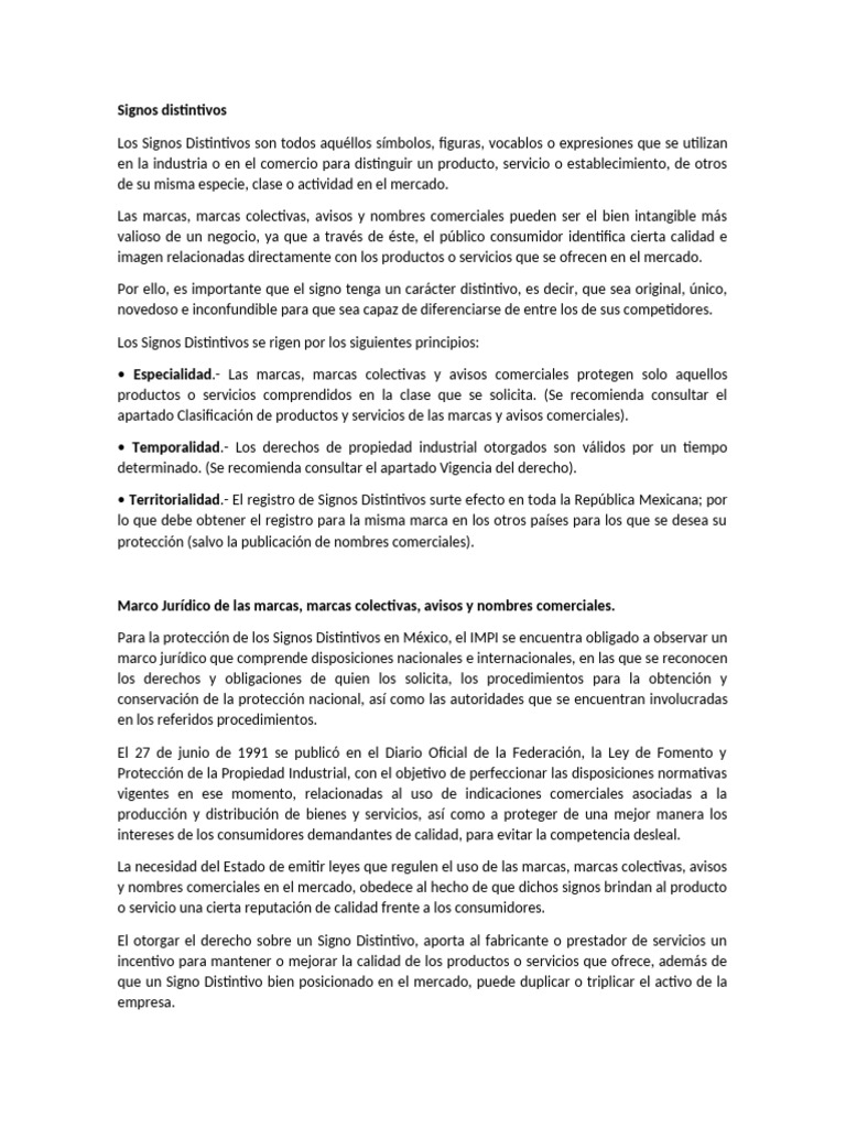 4. Signos distintivos, 4.1 Marcas, concepto y vigencia | PDF | Marca comercial | Marca