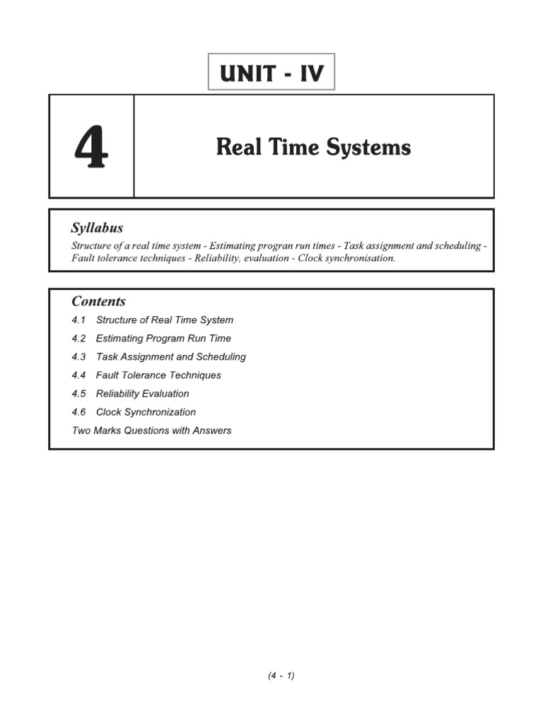 Unit IV | PDF