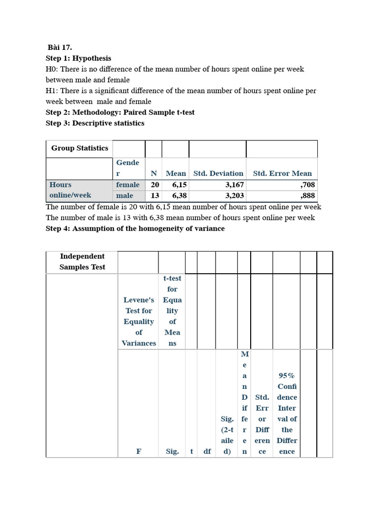ASSIGNMENT8 | PDF | Student's T Test | Statistics