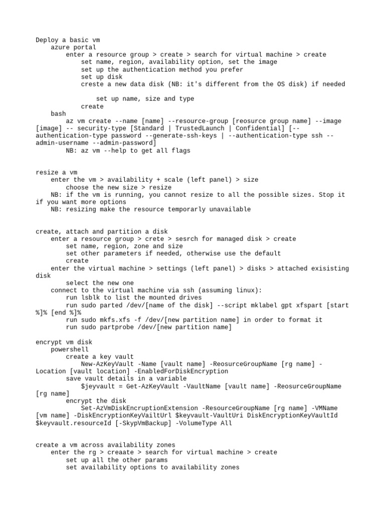 Deploy and Manage Azure COmpute Resources | PDF | Windows Registry | Virtual Machine