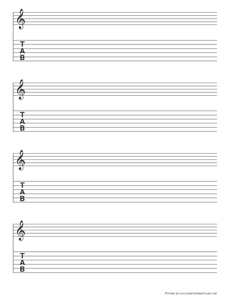 Treble Guitar Tabs | PDF