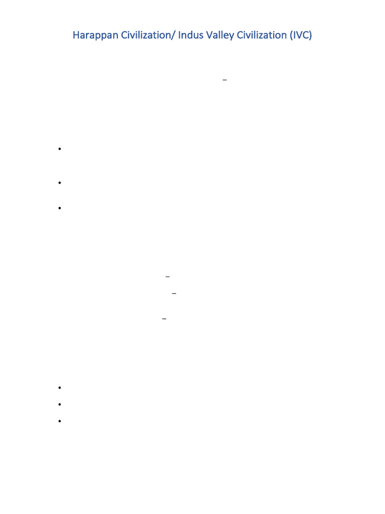 Harappan Civilization - Eng | PDF