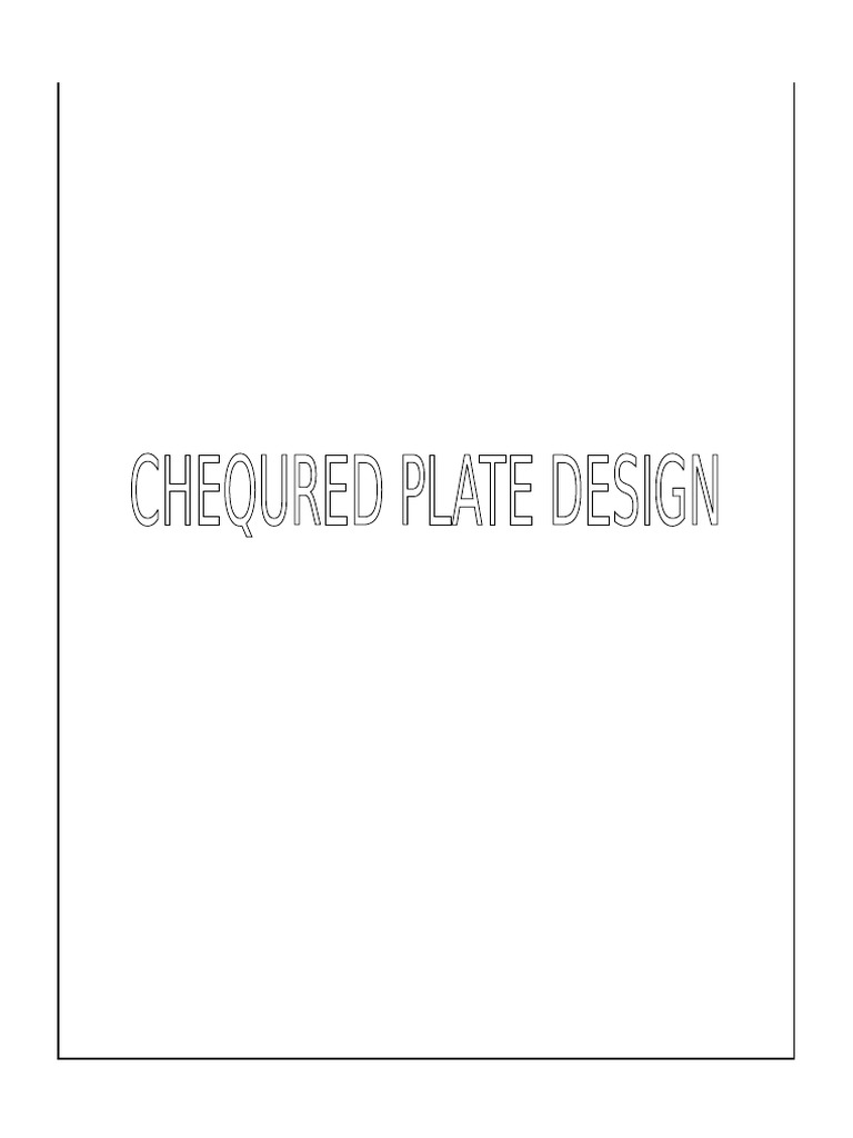 Chequredplate | PDF