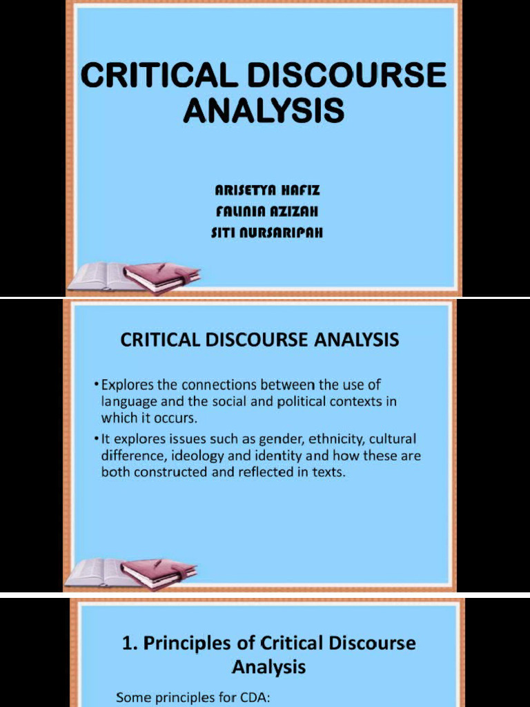 Critical Discourse Analysis | PDF
