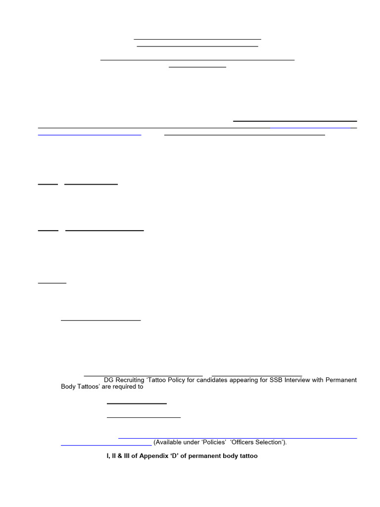 SSB Interview Call-Up for NDA-154 Candidates | PDF | Identity Document ...