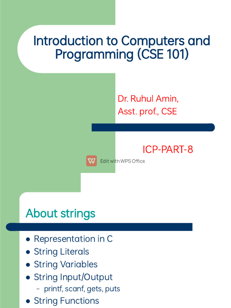 Icp Part 8 Pdf Pointer Computer Programming Integer Computer 