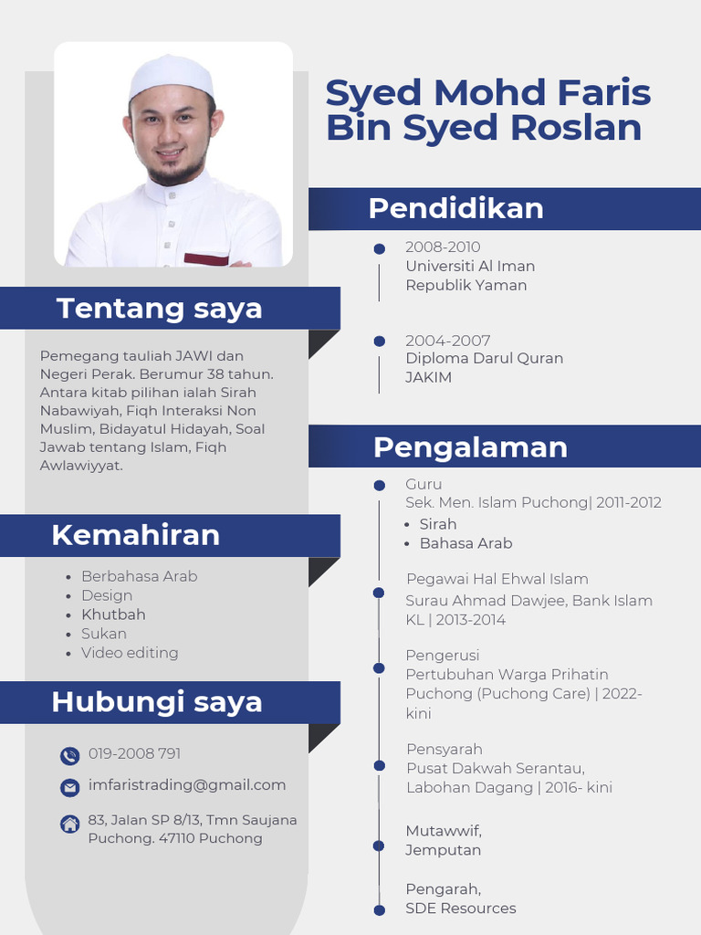 Resume IM Faris_20241112_150848_0000 | PDF
