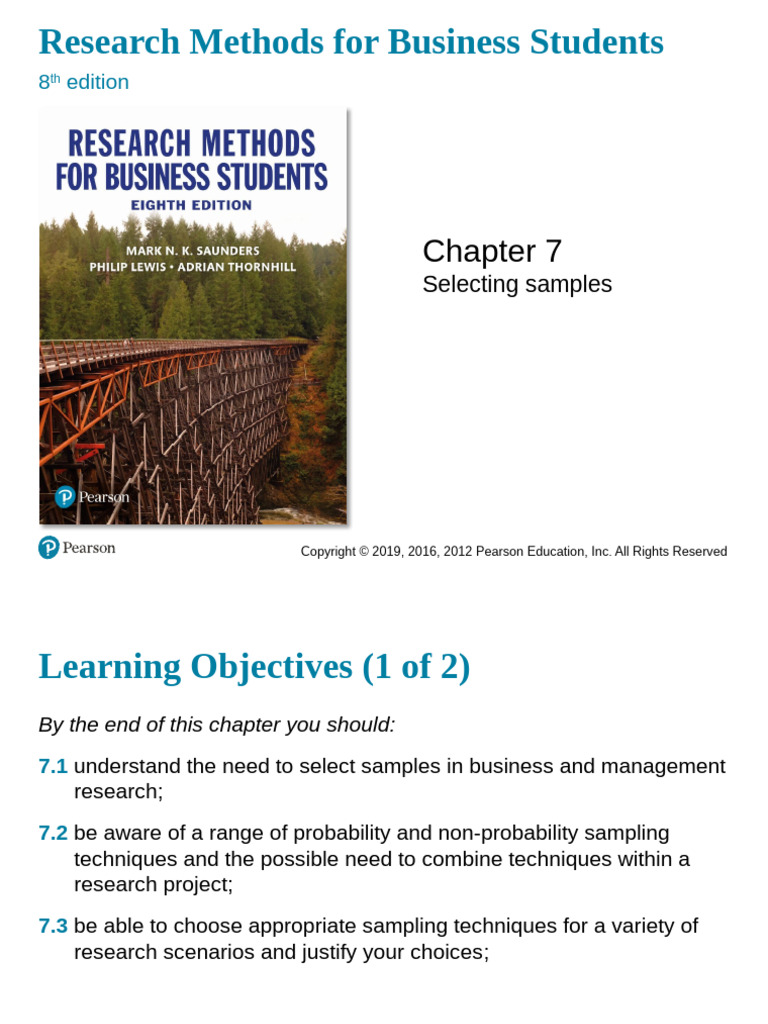 Week 13_Sampling | PDF | Sampling (Statistics) | All Rights Reserved