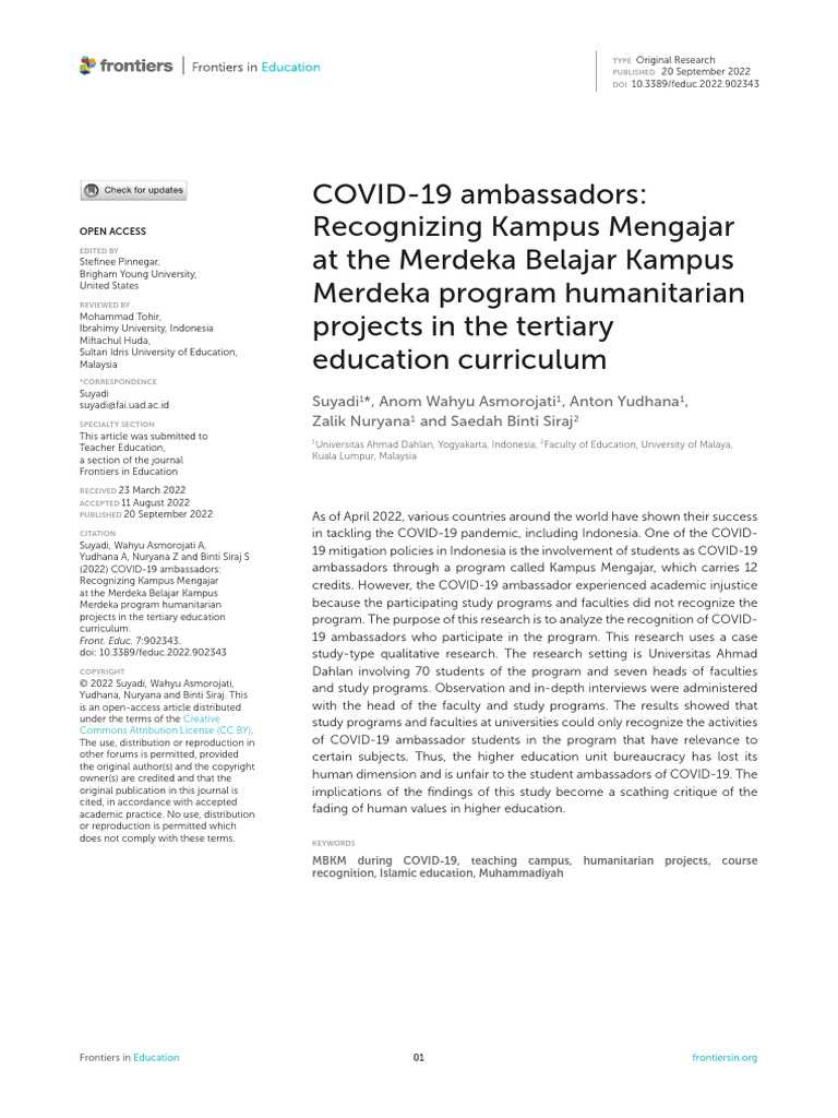 COVID19-ambassadors-Recognizing-Kampus-Mengajar-at-the-Merdeka-Belajar ...