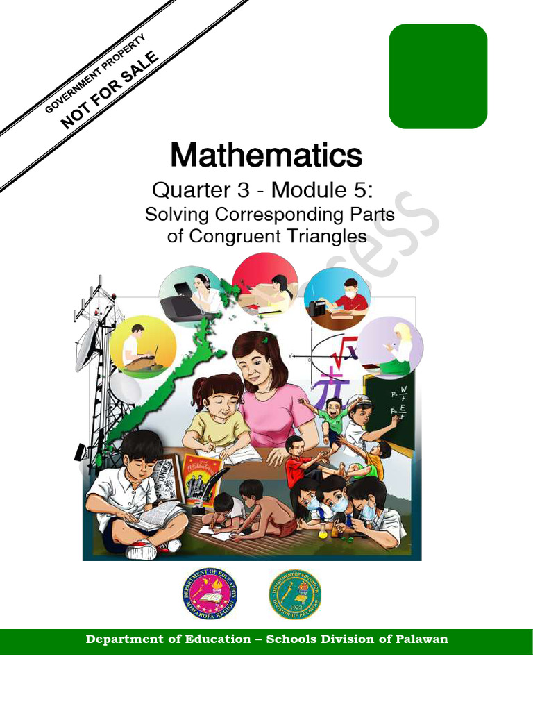 Mathematics 8 Q3 - M5 For Printing | PDF | Triangle | Euclidean Geometry