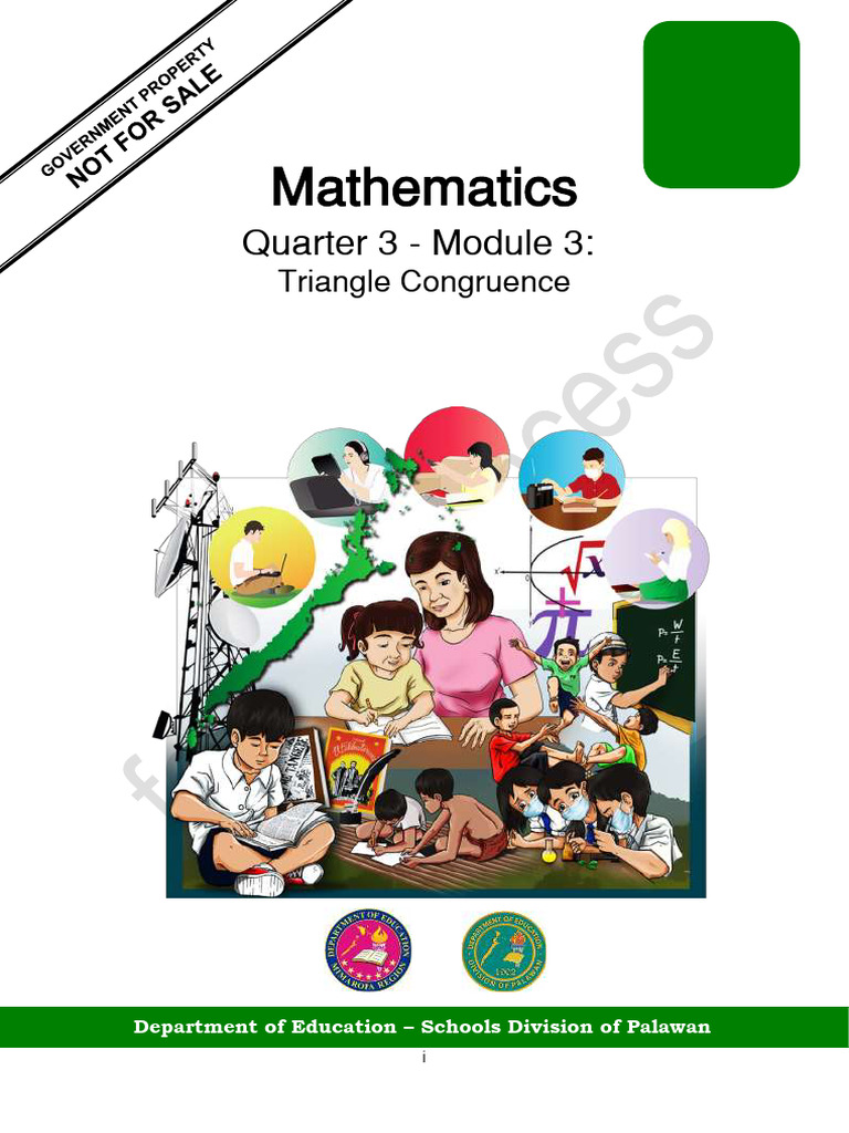 Mathematics 8 Q3 - M3 For Printing | PDF | Geometry | Classical Geometry