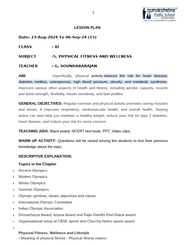 Xi Ch 5 Physical Fitness Pdf Flexibility Anatomy Physical Fitness