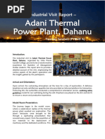 Industrial Visit Report Template | PDF | Factory | Packaging And Labeling