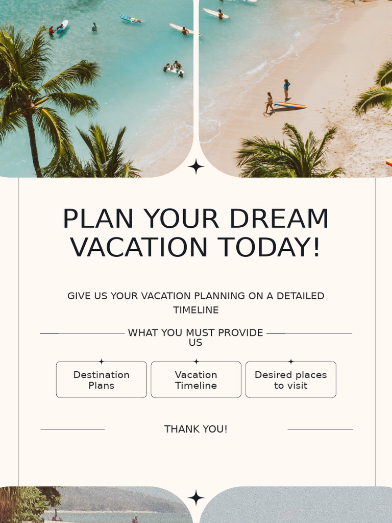 Plan Your Dream Vacation Today | PDF