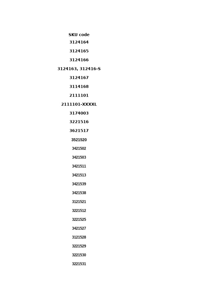 Myntra Product Codes and Styles | PDF | Clothing | Fashion