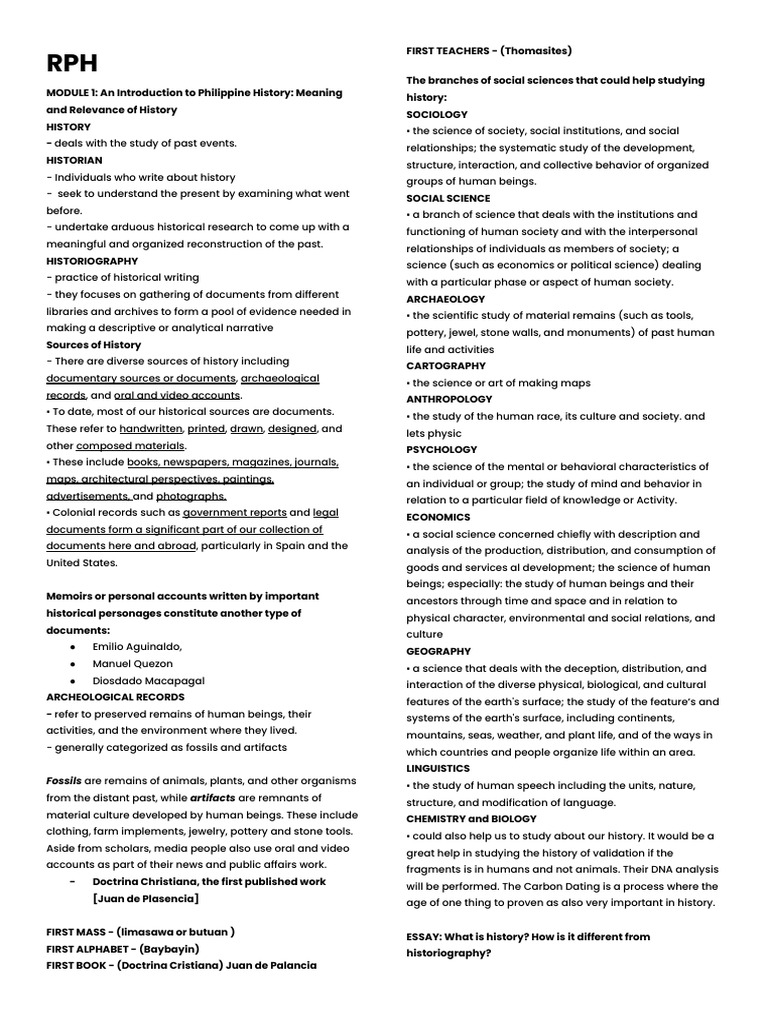 RPH | PDF | Social Sciences | Science