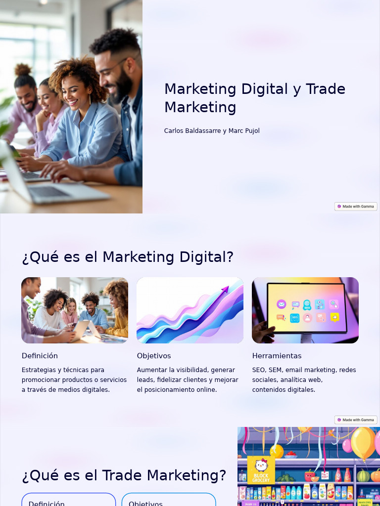 Marketing Digital y Trade Marketing | PDF | Marketing | Publicidad digital