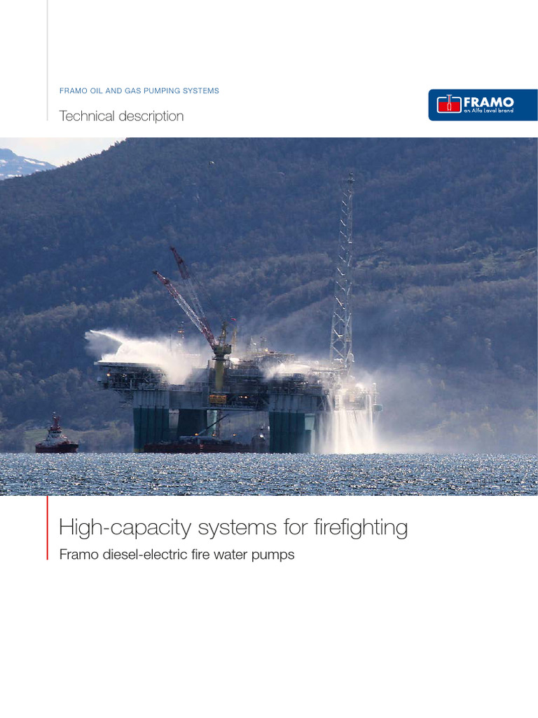 Framo Electric Fire Water Pumps | PDF | Pump | Bearing (Mechanical)