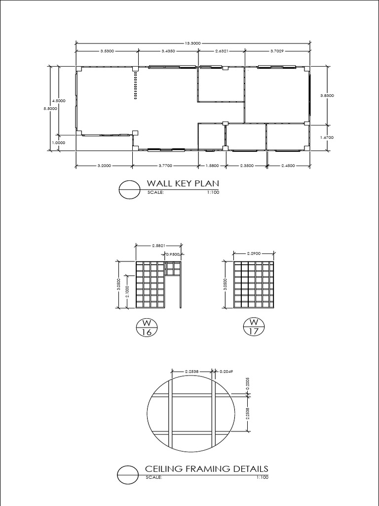 Wall Key Plan: Scale: 1:100 | PDF