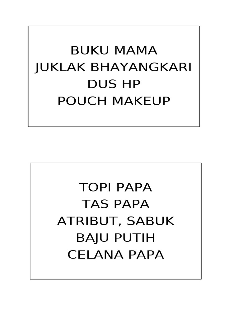 Daftar Box Pindahan | PDF