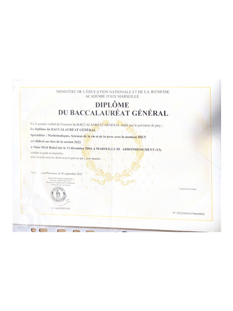 Diplôme | PDF