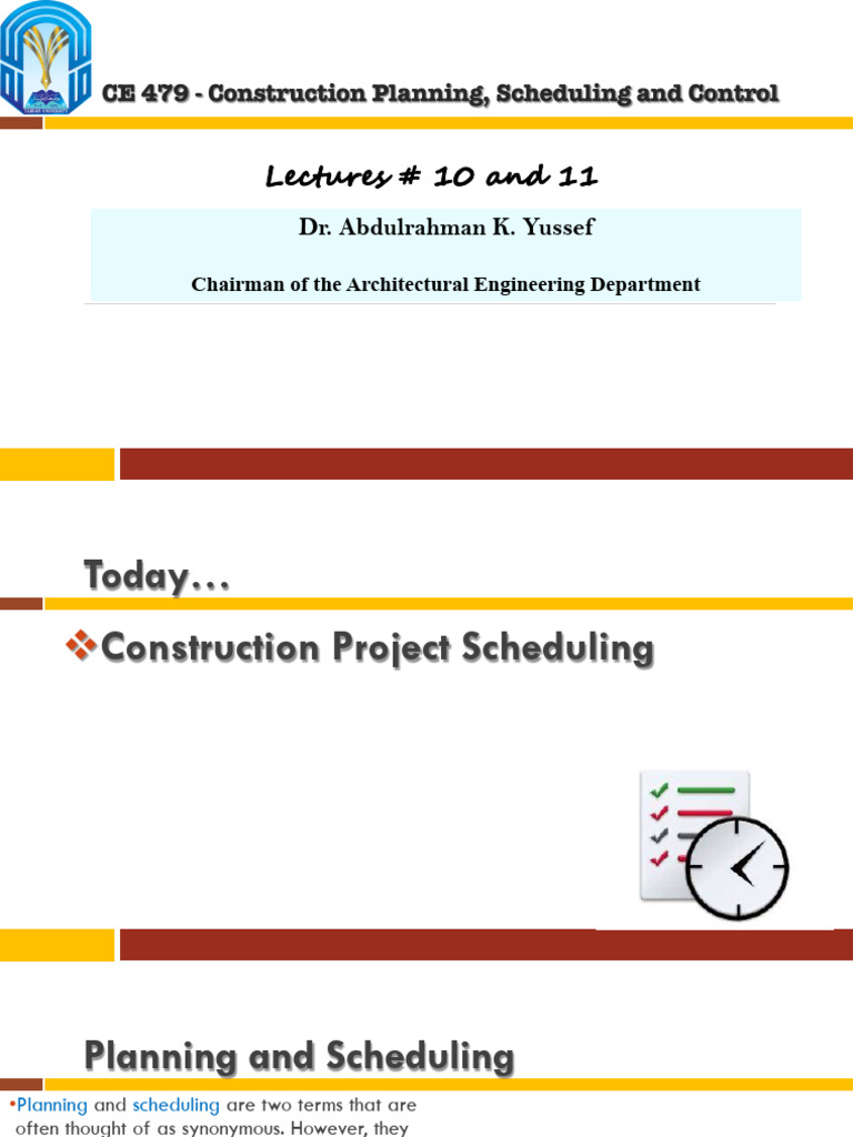 Lectures 10 and 11 | PDF | Project Management | Business