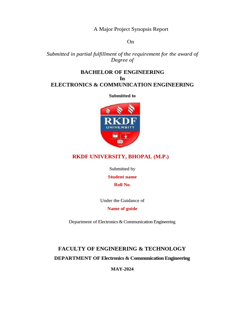 frontpage project | PDF | Thesis