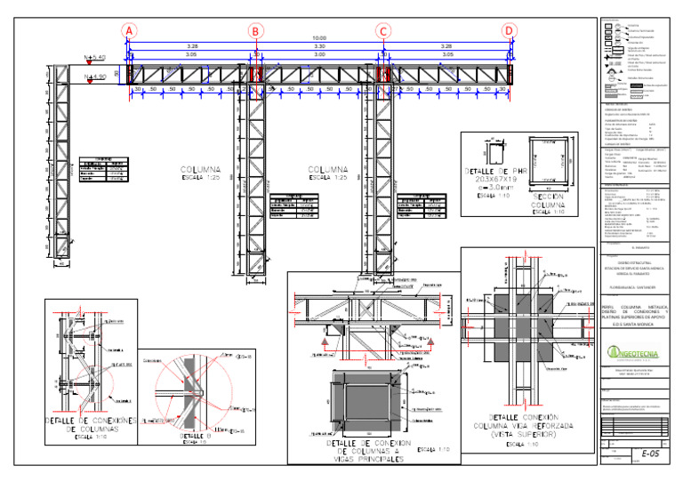 ESTRUCTURAL CANNOPY-E05 | PDF | Fundación (Ingeniería) | Ingeniero civil