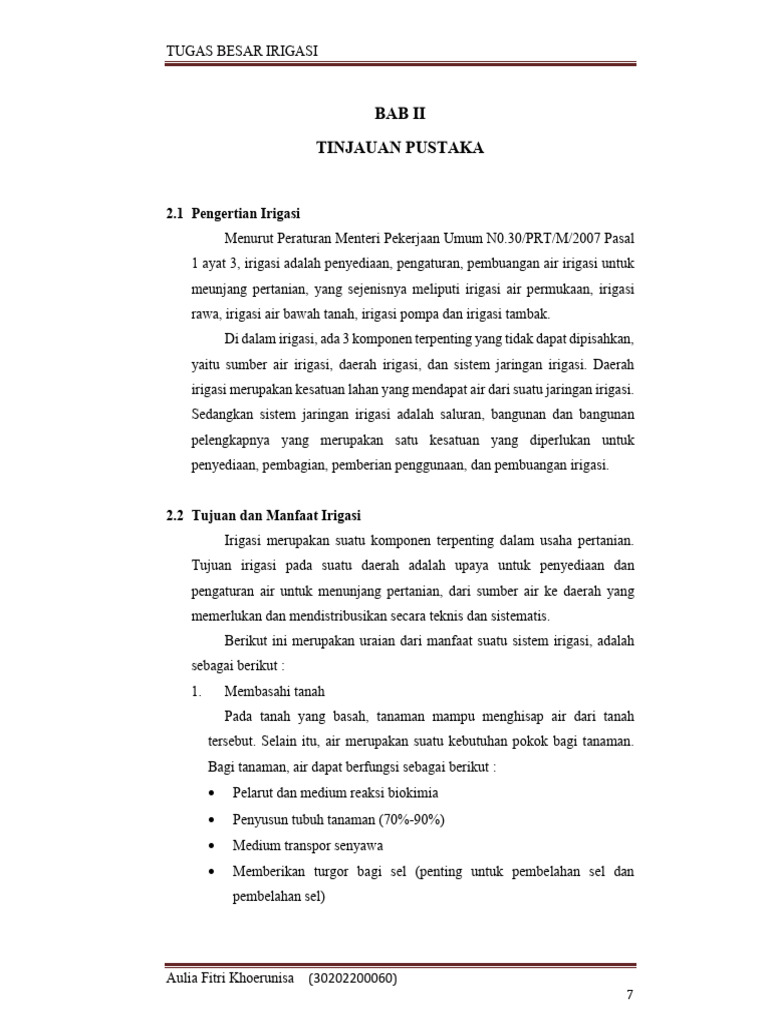 Irigasi Bab2 | PDF