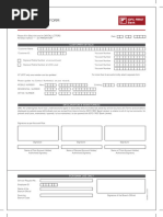 CURRENT ACCOUNT CONVERSION FORM v4 | PDF | Business | Finance & Money Management