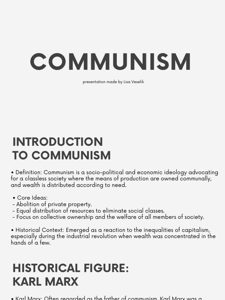 Communism | PDF