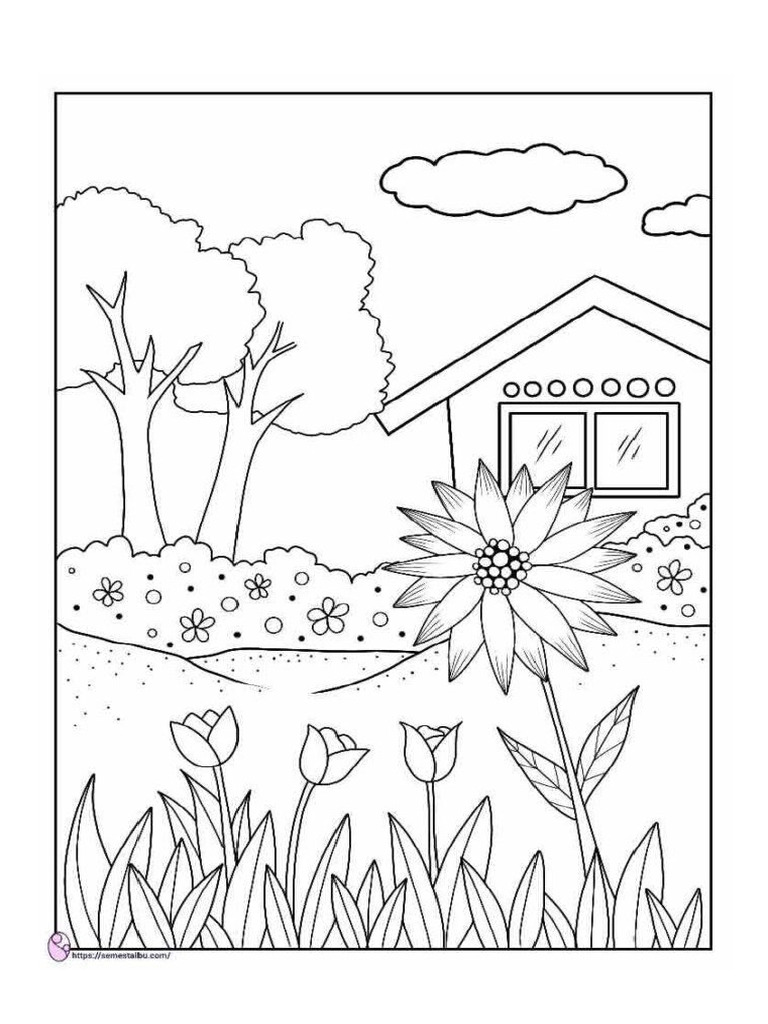 LKPD File Mewarnai Rumah PP Dan Seni | PDF